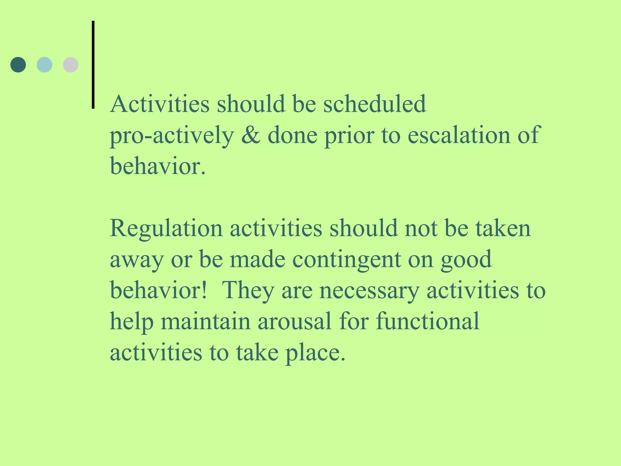 Self regulation workshop | PPT