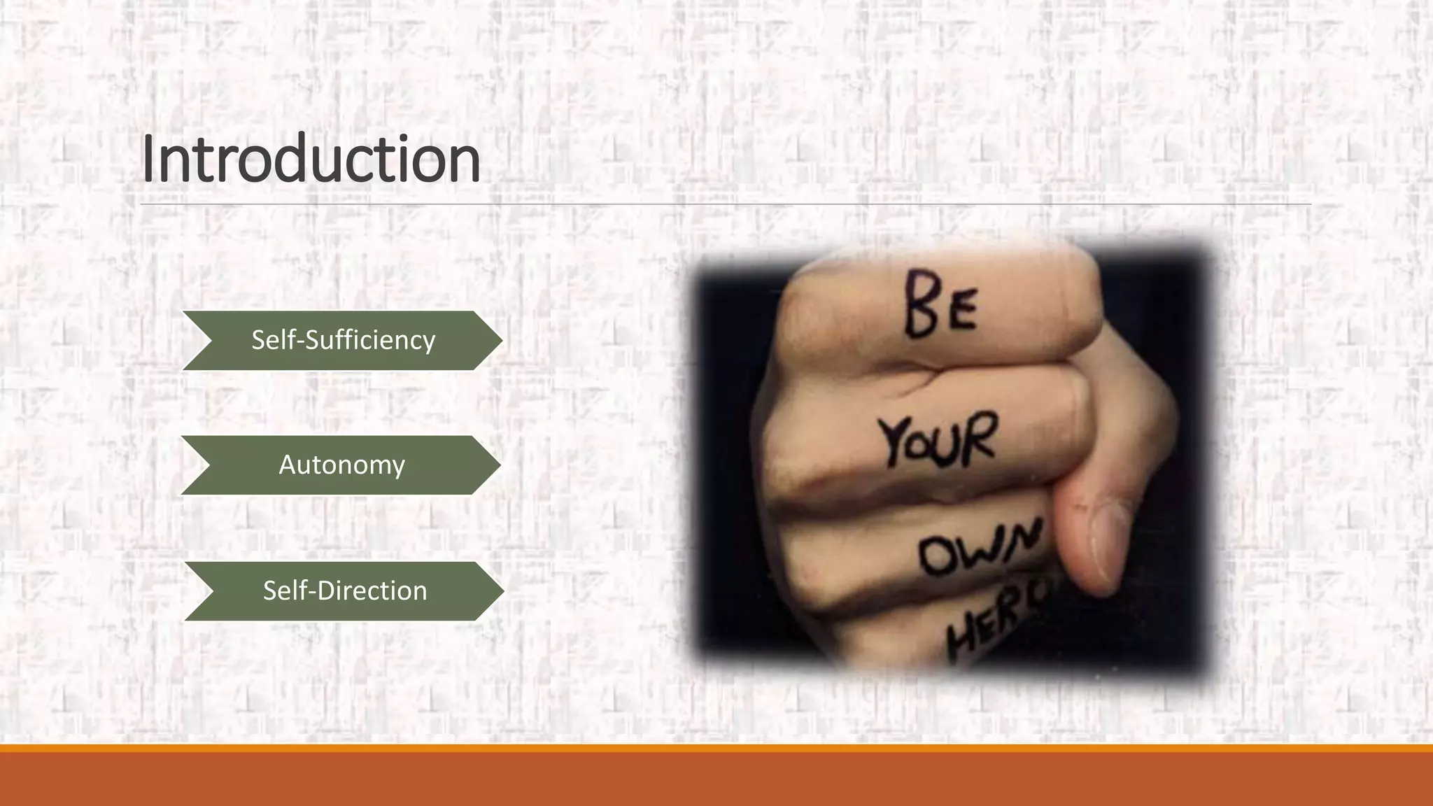 Self reliance | PPTX