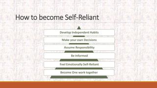Self reliance | PPTX