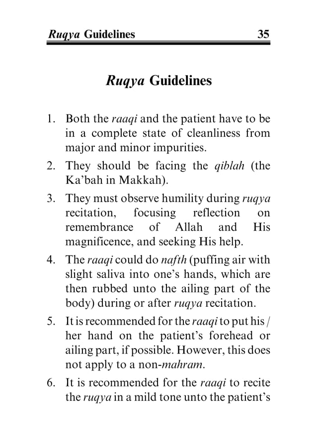 Self-Ruqya Treatment | PDF