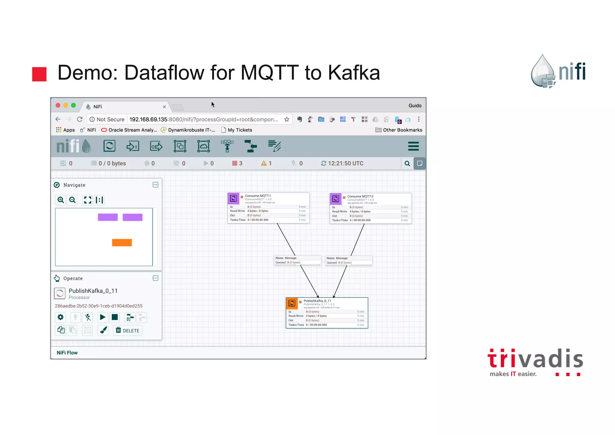 Self-Service Data Ingestion Using NiFi, StreamSets & Kafka | PPT
