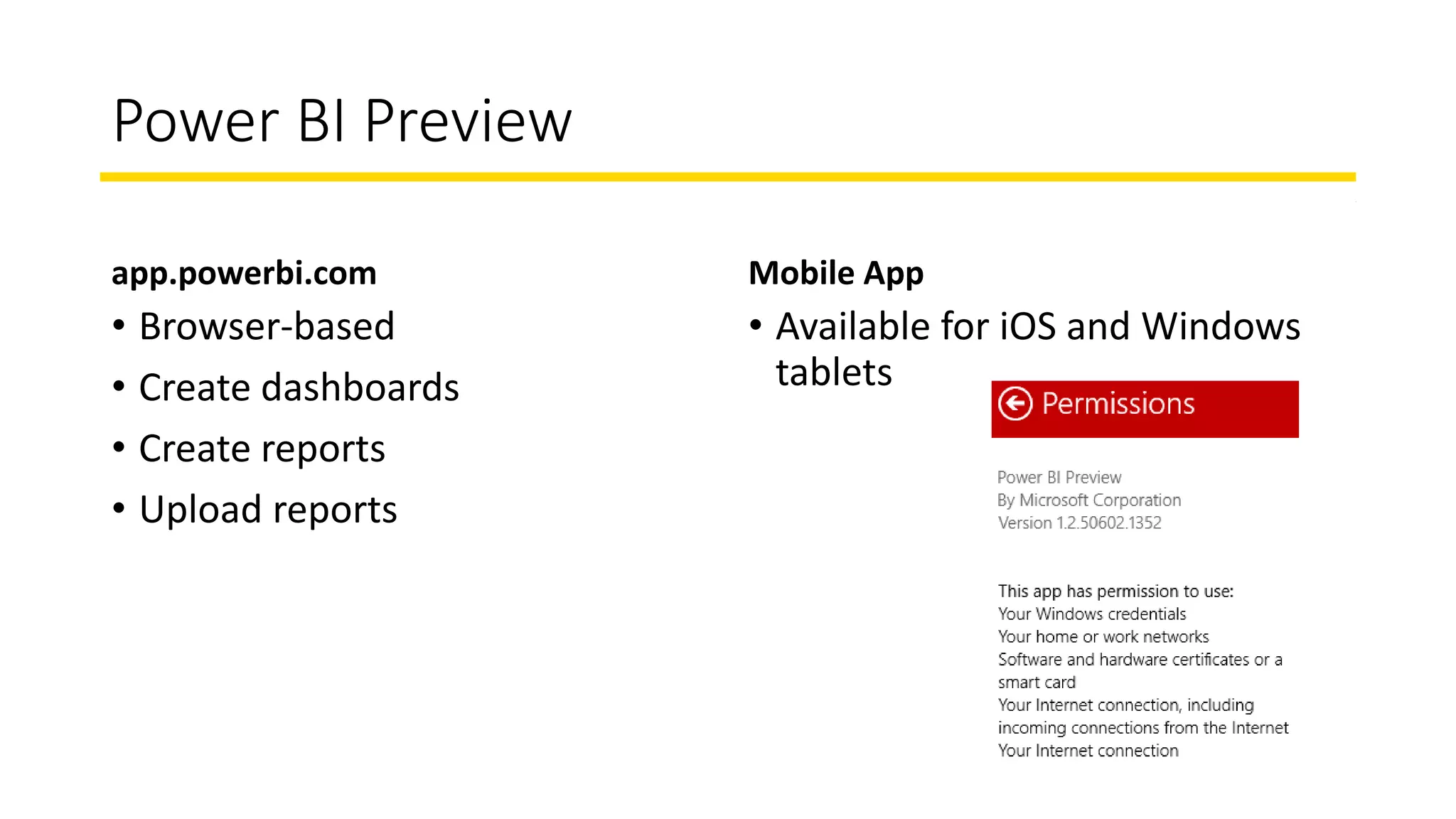 Self-Service Business Intelligence with Power BI | PPTX