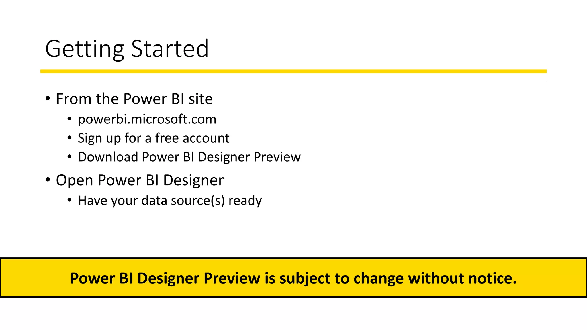 Self-Service Business Intelligence with Power BI | PPTX