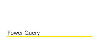 Self-Service Business Intelligence with Power BI | PPTX