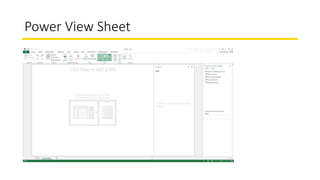 Self-Service Business Intelligence with Power BI | PPTX