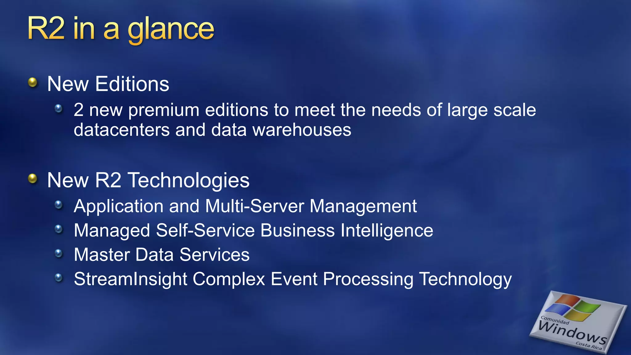 Self service BI with sql server 2008 R2 and microsoft power pivot short | PPT