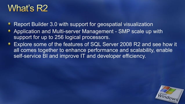 Self service BI with sql server 2008 R2 and microsoft power pivot short | PPT