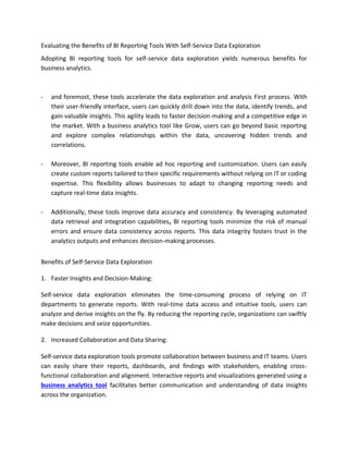 Self-Service Data Exploration_ No Coding, Just Reporting.pdf