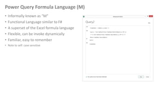Self-Service Data Integration with Power Query | PPTX