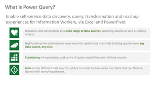 Self-Service Data Integration with Power Query | PPTX