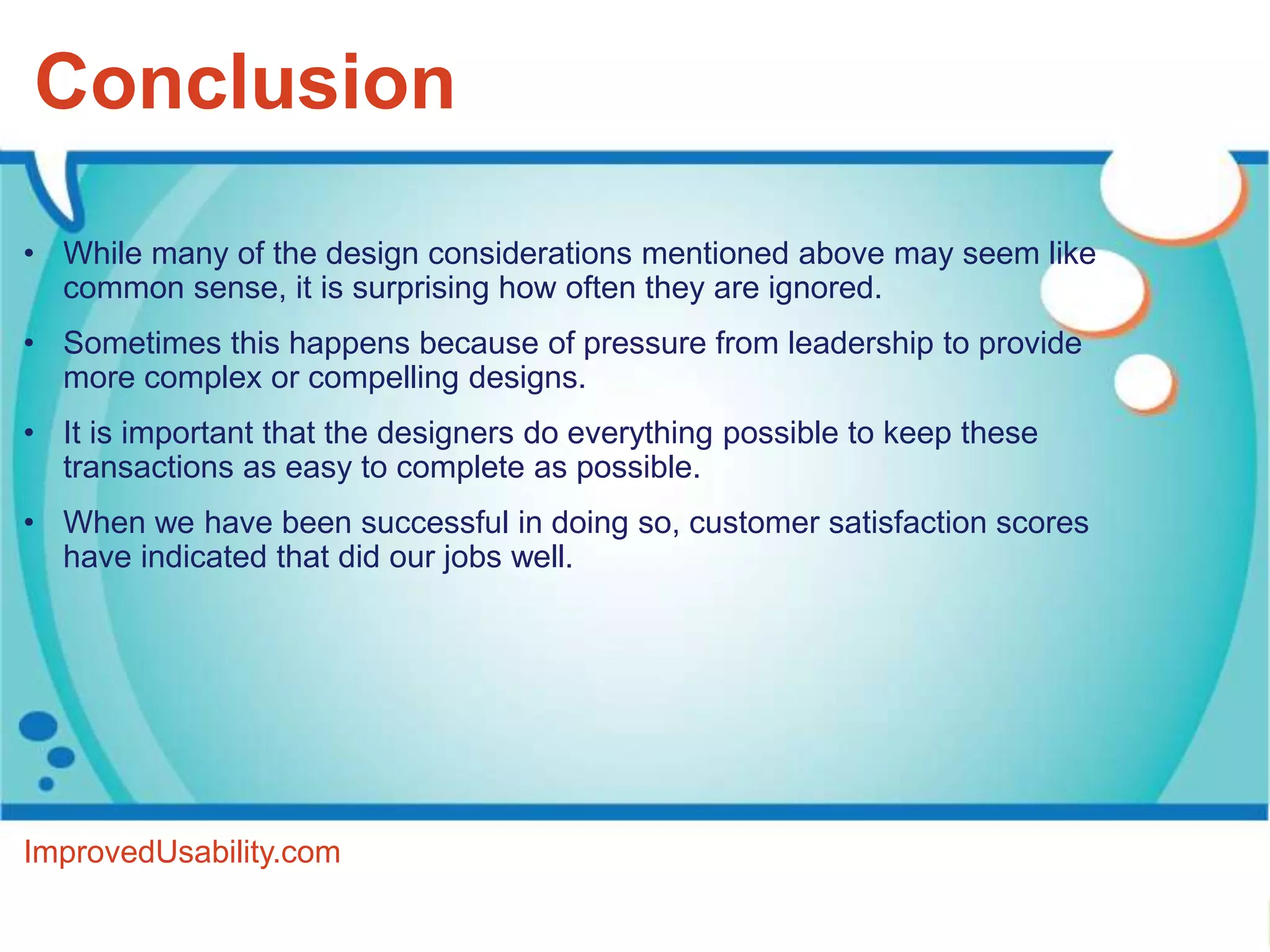 Self service design-principles | PPT