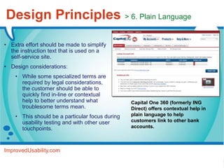 Self service design-principles | PPT