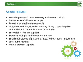 Self-service Password Reset | PDF