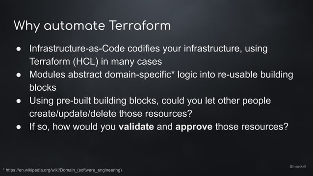 Self-service PR-based Terraform | PPT