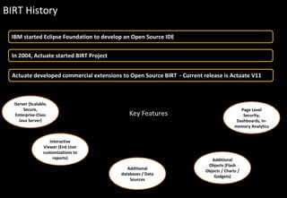 Self service reporting on Hadoop using Actuate BIRT | PPT