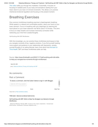 Self-Soothing with DBT_ Skills to Help You Navigate Low Moments through ...
