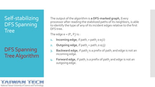 Self Stabilizing Depth-first Search | PPTX | Databases | Computer Software and Applications