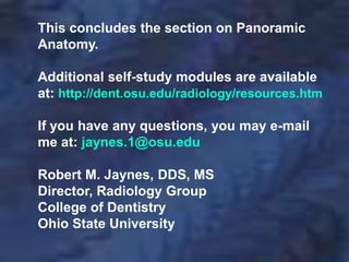 Self study-pan-anatomy | PPTX