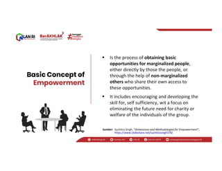 Self-sufficiency Community: Empowerment Model to Promote Independent ...