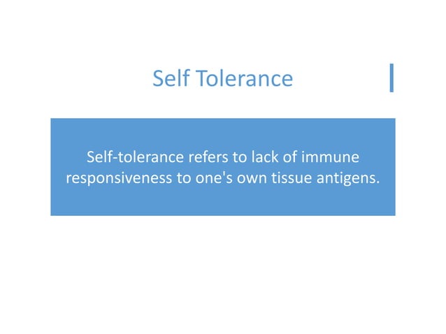 Self tolerance | PDF | Biological Sciences | Science