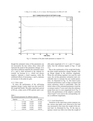 Self tuning adaptive control for an industrial weigh belt feeder | PDF