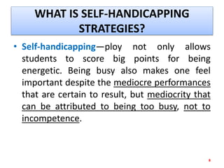 Self-Worth Theory | PPTX