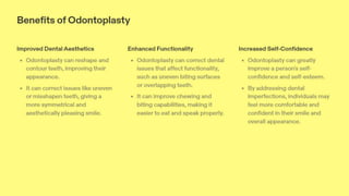 odontoplasty and transplantation of tooth germs | PPTX