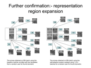 Self adaptive biometric systems | PPT