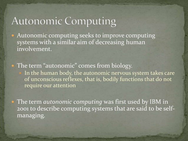 Self Adaptive Systems Pptx Computing Technology And Computing