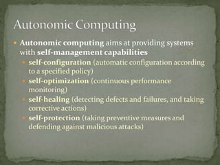 Self Adaptive Systems | PPTX | Computing | Technology & Computing