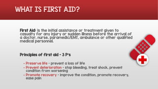 Self aid activity | PPTX