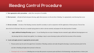 Self aid activity | PPTX