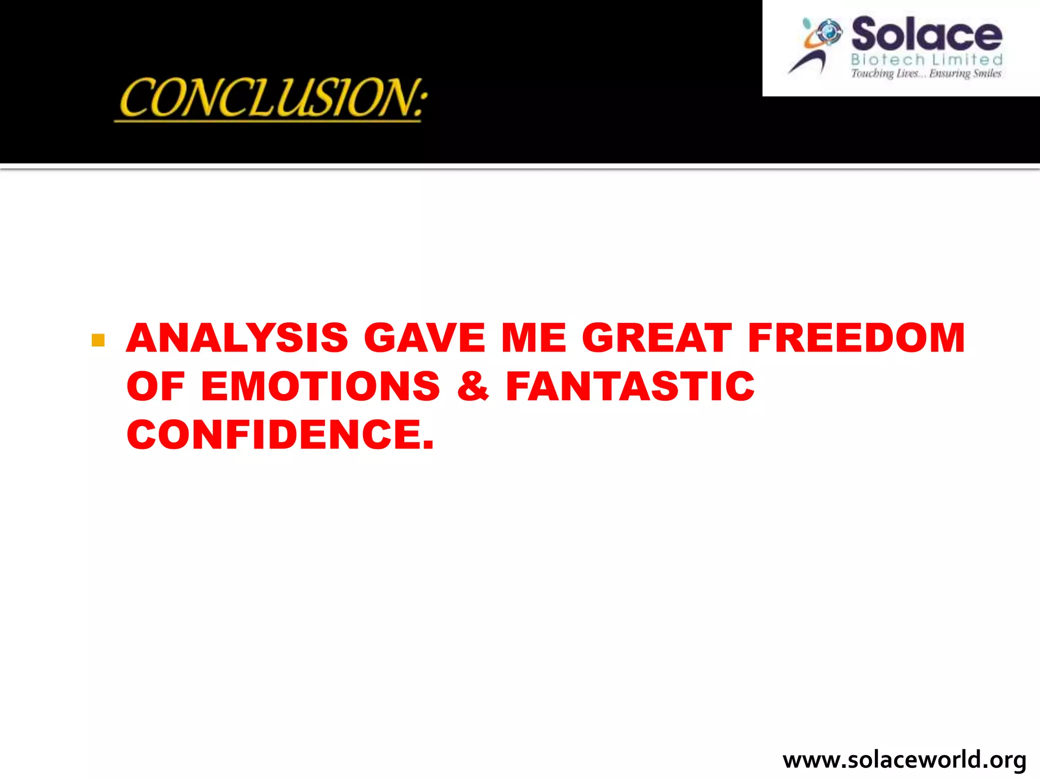 Self analysis | PPTX