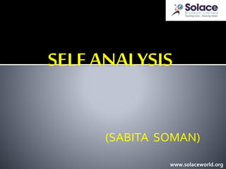 Self analysis | PPTX