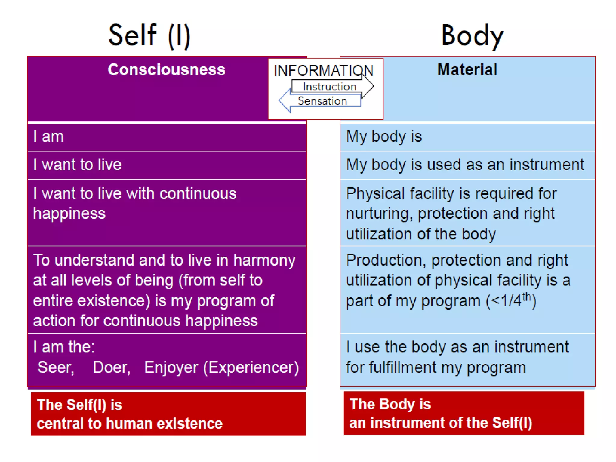 Self and body | PPTX