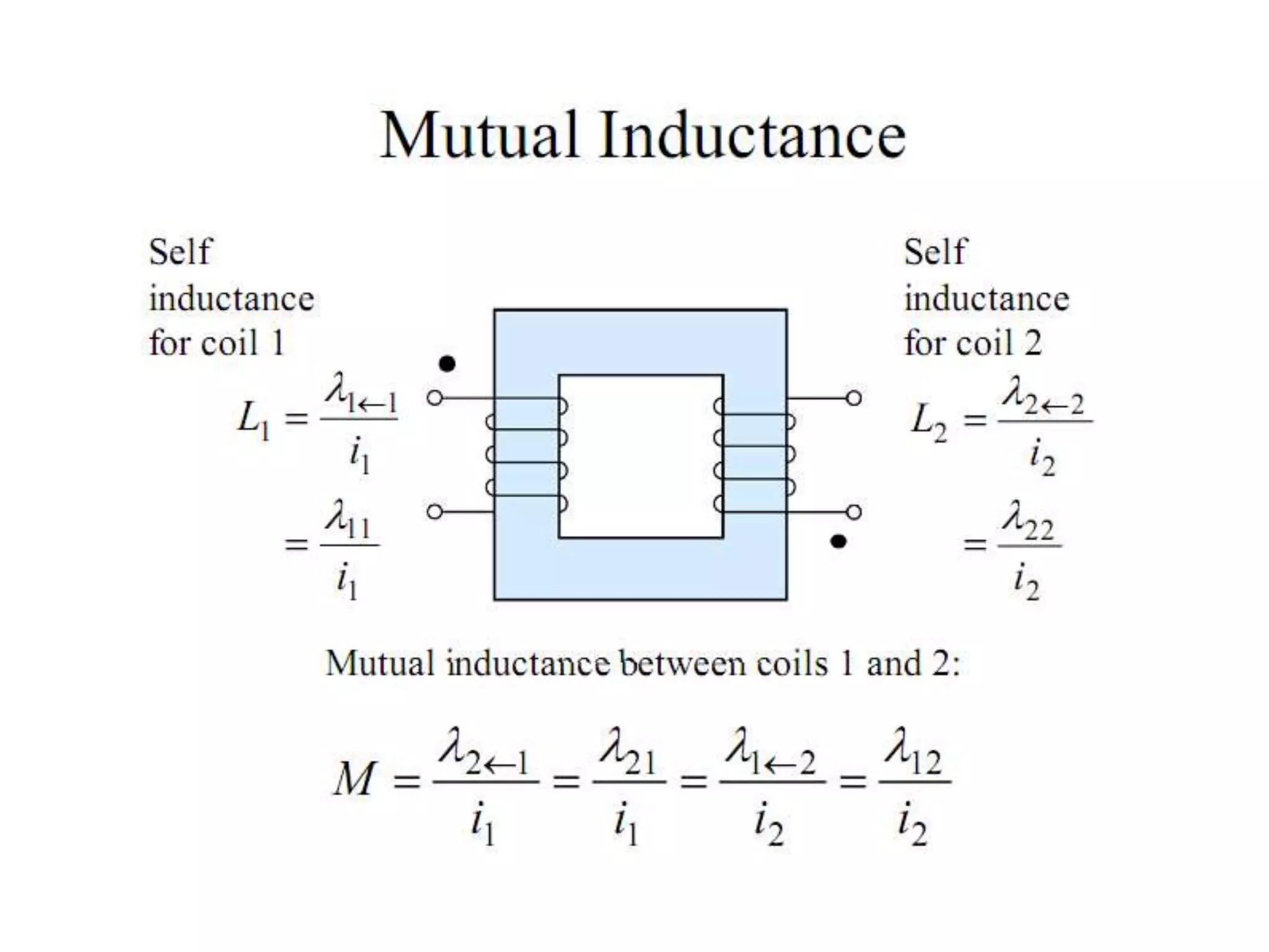 Self and mutual inductance | PPTX