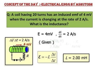 Self and mutual induction | PPTX