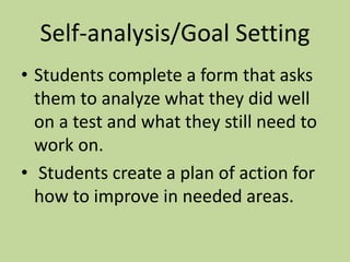 Importance of Self and Peer assessment in online teaching and learning ...