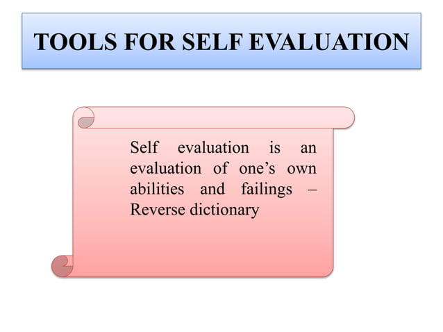 Self and peer ppt | PPTX | Resume Writing and Advice | Job Search