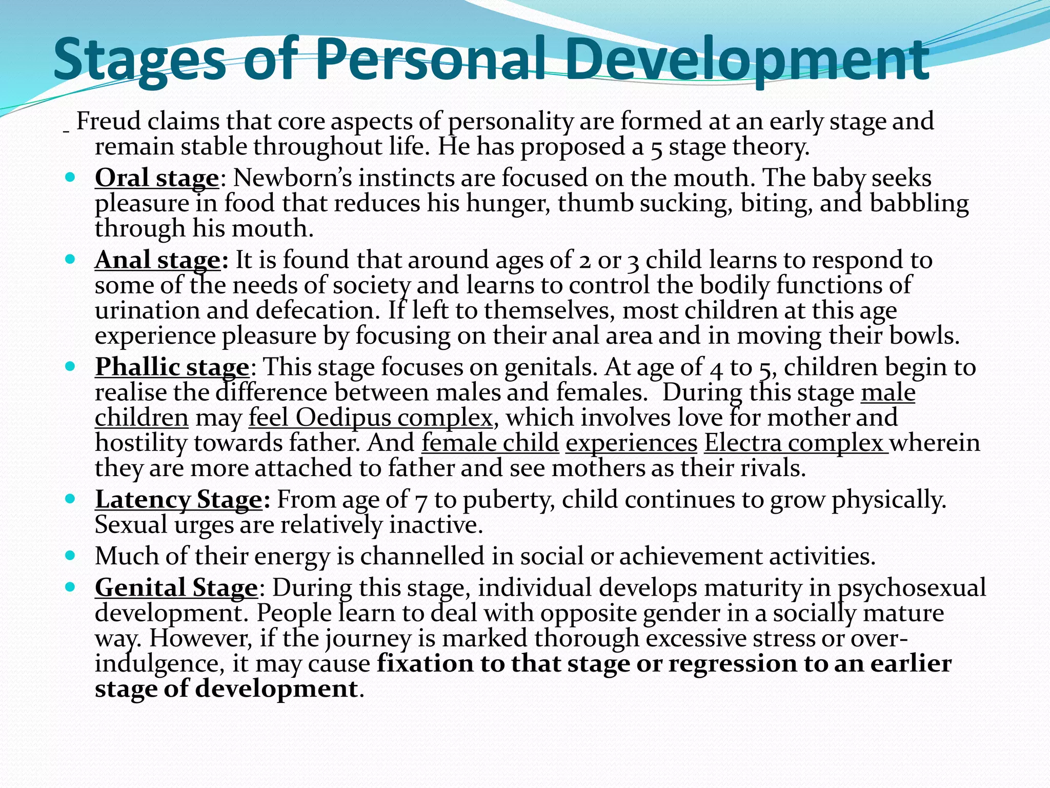 Self and personality | PPTX
