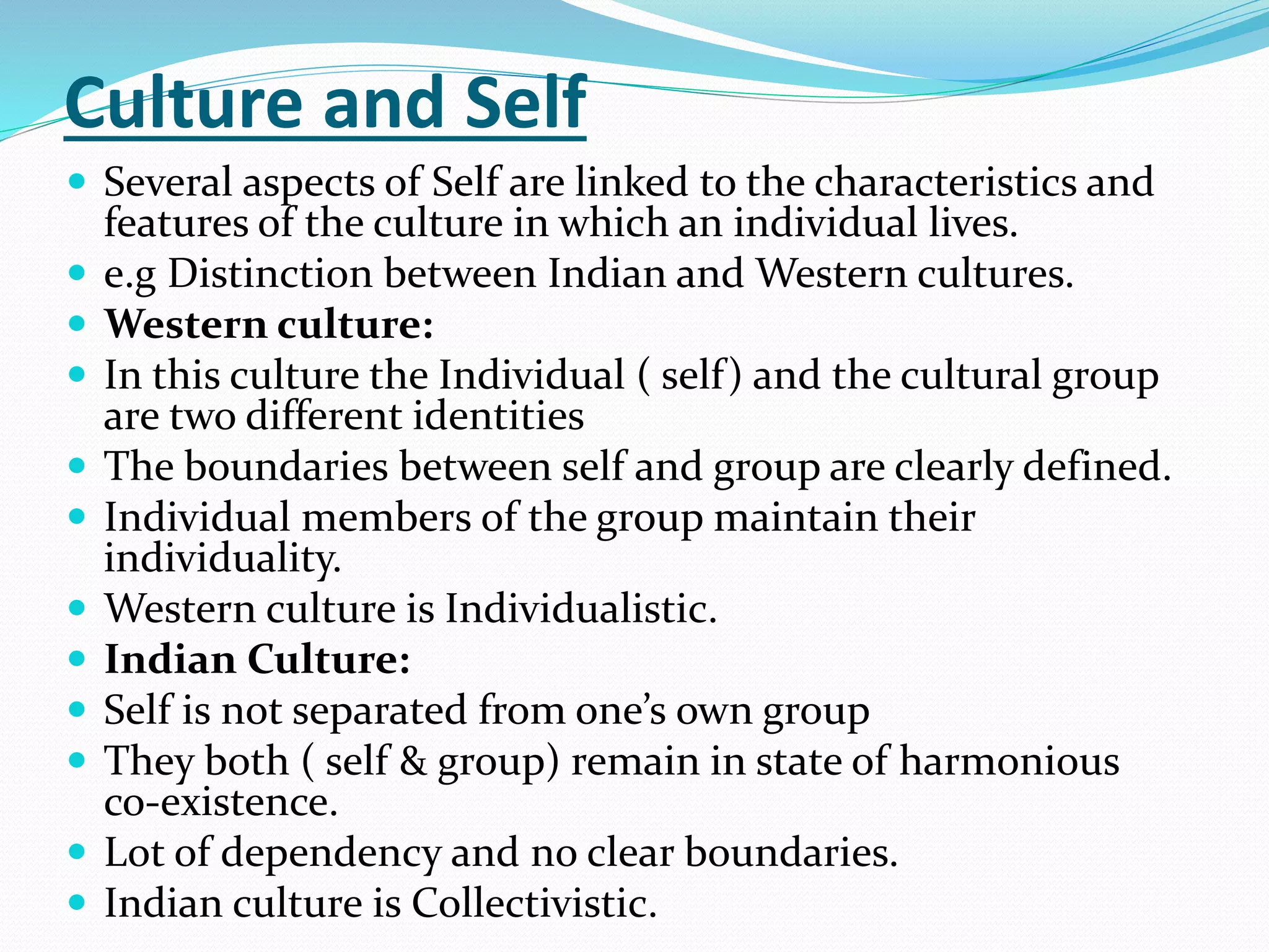 Self and personality | PPTX