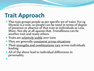 Self and personality | PPTX