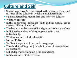 Self and personality | PPTX