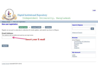 DSpace Self archiving | PPT