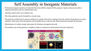 Self assembly.pptx | Chemistry | Science