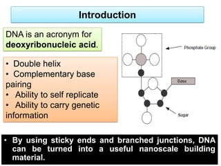 Self assembly of dna | PPTX