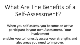 Self‐Assessment.pptx
