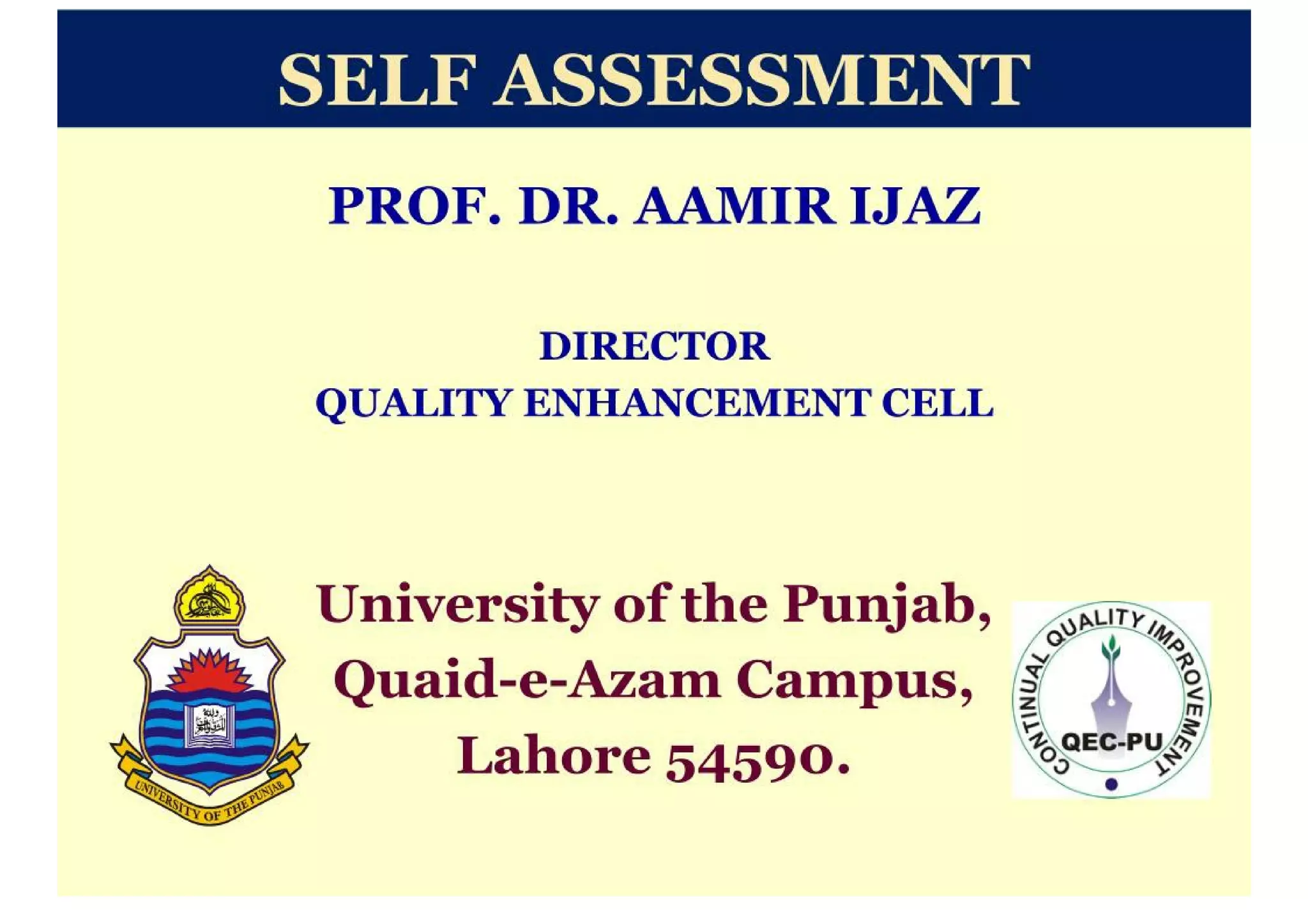 SELF ASSESSMENT | PDF