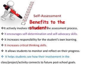 Self assessment and education ppt by archana pandey | PPTX