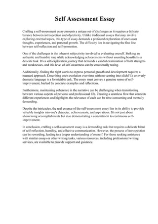 Self Assessment Essay.pdf